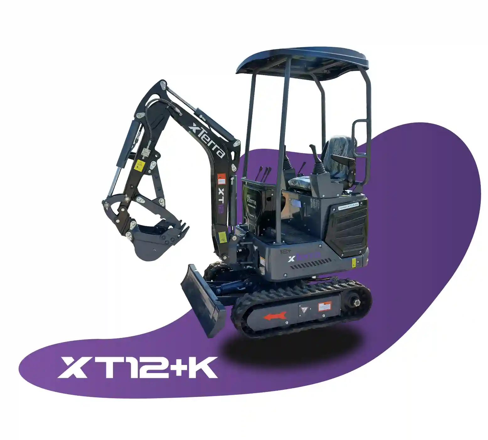 Mini bager xTerra XT12+K 1200kg - xTerra Mini Bageri